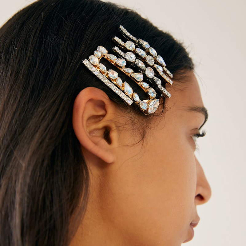 Lovely Trendy Rhinestone Decorative Gold Hairpin_Hairpin_Jewellery ... Lovely Trendy Rhinestone Decorative Gold Hairpin_Hairpin_Jewellery ...