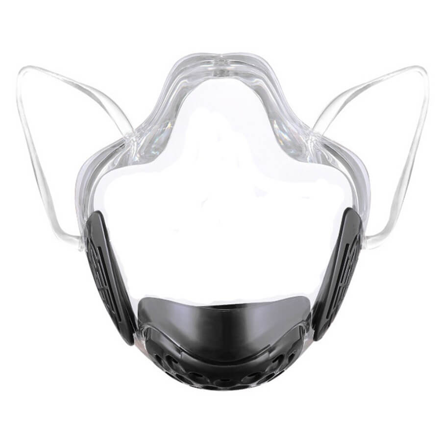 Lovely Casual Asymmetrical See-through Black Face Mask Sale ...